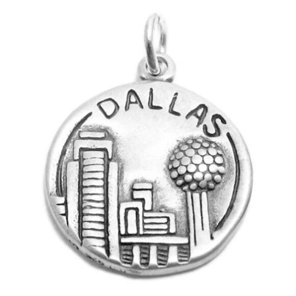 Jewelry | Dallas Tx The Texas Star 2sided Charm In Sterling Silver ...